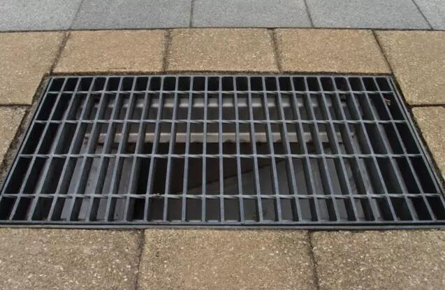 32 X 5mm Stainless Steel Grating Hot Dip Galvanis Penutup Parit Menguras