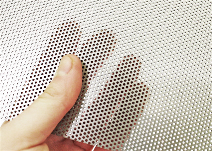 Galvanis / Hitam 1mm Tipis Berlubang Wire Mesh Lembaran Logam Bulat ...