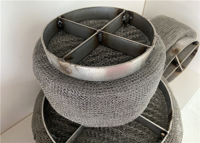 Liquid Gas Separator Mist Eliminator Demister Pad Untuk Menara Internal